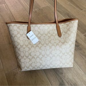 Coach | Bags | Coach City Tote In Signature Canvas | Poshmark